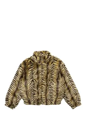 Supreme Faux Fur Windstopper Bomber Jacket - Tan