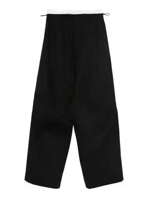 Alexander Wang Logo-elastic Trousers - Black
