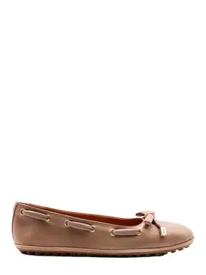 TOD'S Bow-detail Ballet Flats - Neutrals