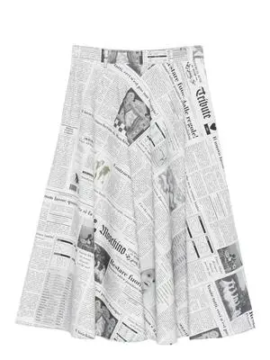 Moschino Midi Skirt - White
