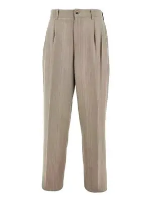 GOLDEN GOOSE Pinstripe Trousers - Neutrals