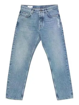 Off-White Straight Leg Jeans - Blue