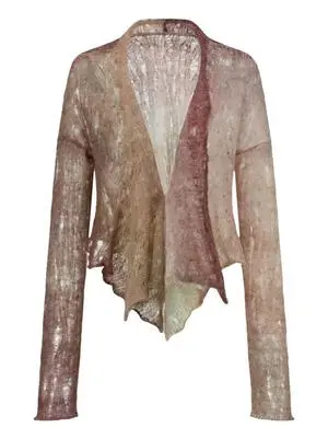 OUDE WAAG Open-Knit Cardigan