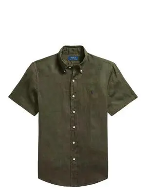 Polo Ralph Lauren Embroidered Short-sleeve Shirt - Green