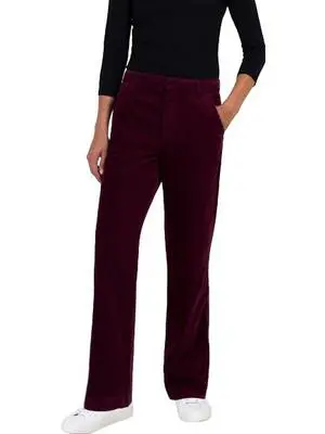 KETTLEWELL Jamie Cord Straight Pants - Cassis