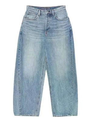 Alexander Wang Wide-leg Five-pocket Jeans - Blue