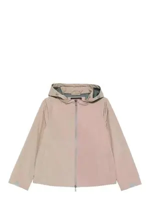 Herno Hooded Zip-up Jacket - Neutrals