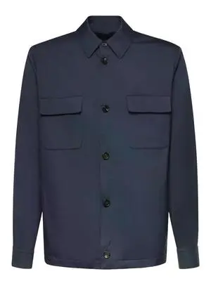 Loro Piana Buttoned Pocket Jacket - Blue