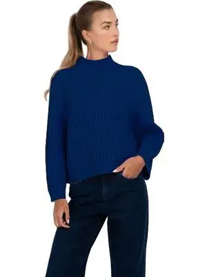 KETTLEWELL Maeve Rib Knit Sweater - Celestial Blue