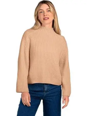 KETTLEWELL Maeve Rib Knit Sweater - Sesame