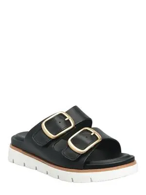 SOFFT Gabby Platform Slide Sandal Black