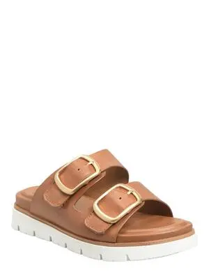 SOFFT Gabby Platform Slide Sandal Luggage