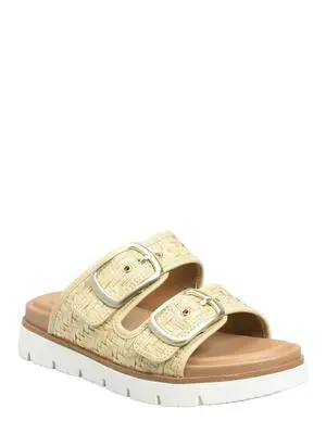 SOFFT Gabby Platform Slide Sandal Tan