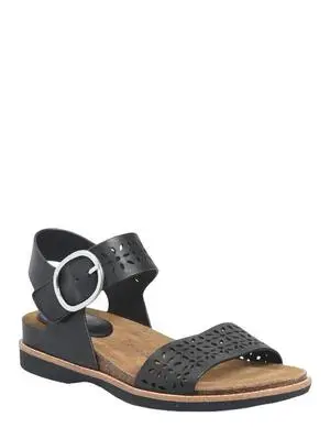 SOFFT Bali III Ankle Strap Wedge Sandal Black