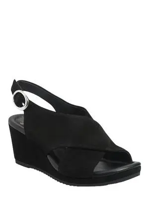 SOFFT Isabeth Slingback Wedge Sandals Black