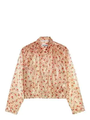 JIL SANDER Printed Blouson - Orange