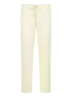 Auralee Drawstring-detail Wool Trousers - Neutrals