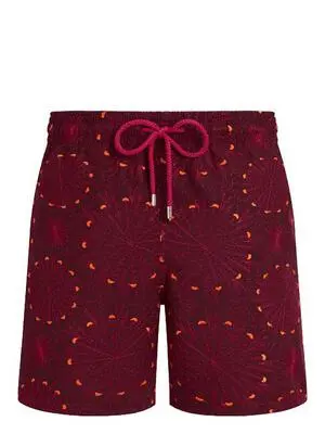 Vilebrequin Embroidered Swim Trunks - Red