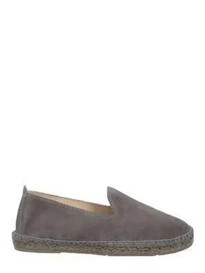 Manebí Leather Espadrilles - Grey