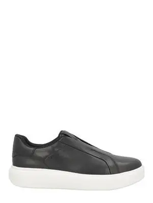 Fitflop Leather Slip-on Sneakers - Black