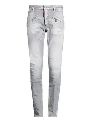 Dsquared2 Tapered Jeans With Distressed Details - Grey