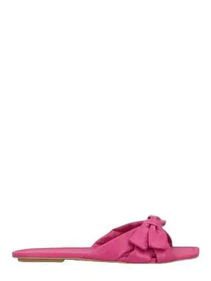 STUART WEITZMAN Sandals Leather Slides - Magenta