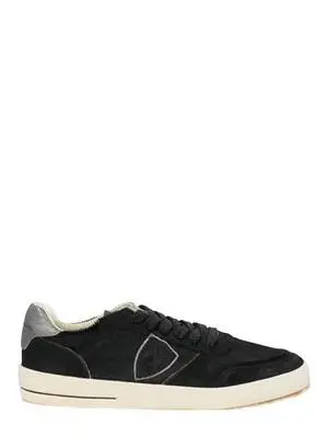 Philippe Model Low-top Leather Sneakers - Black