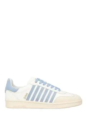 Dsquared2 Low-Top Leather Sneakers Blue