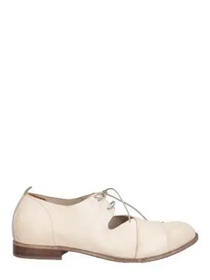 Moma Lace-up Shoes In Leather - Off White