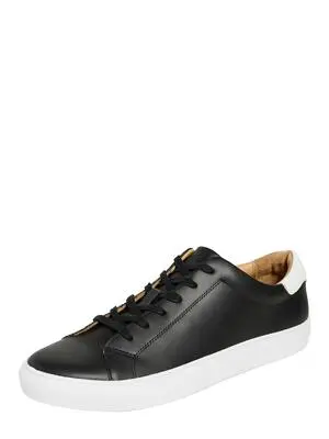 Polo Ralph Lauren Jermain Leather Sneakers - Black