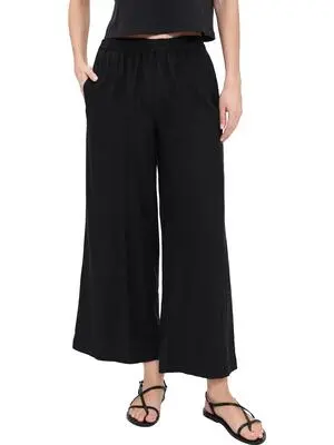 Z Supply Scout Linen Pants Black