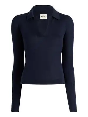 Khaite Mikel Top Midnight Navy