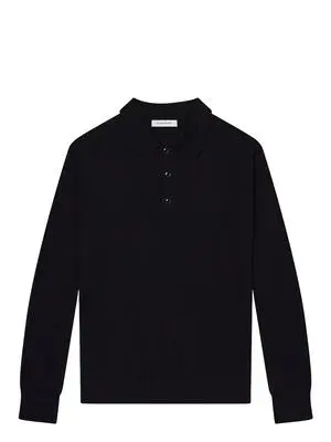 Givenchy Wool Polo Sweater - Black