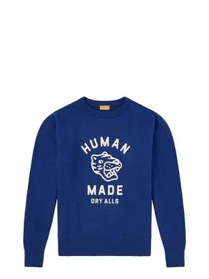 HUMAN MADE Tsuriami Cotton Sweatshirt - Blue