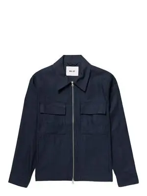 Nn07 Alban 1808 Jacket - Blue