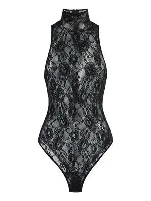 ATELIER PRABAL GURUNG Lace Bodysuit - Black