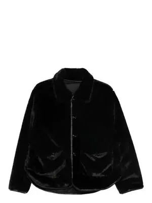 Maje Reversible Puffer Jacket - Black