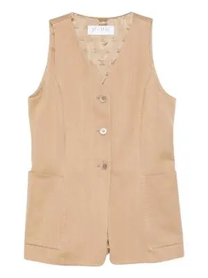 Max Mara Cotton Vest - Beige