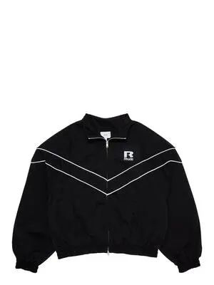 Rhude Mesh Piping Track Jacket - Black