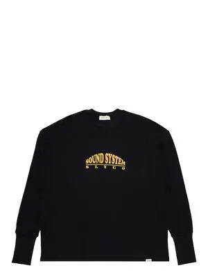 NICHOLAS DALEY Slygo Waffle Crewneck