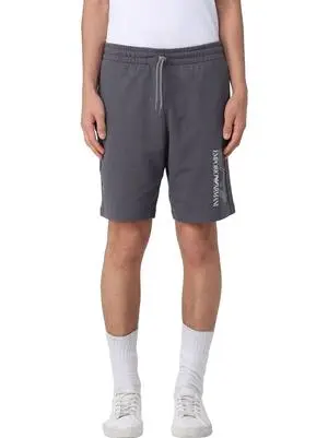 EA7 Logo Detail Shorts - Grey