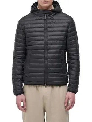 COLMAR 100 Gram Nylon Hooded Down Jacket - Black