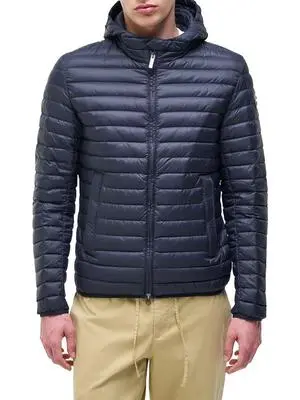 COLMAR 100 Gram Nylon Hooded Down Jacket - Blue