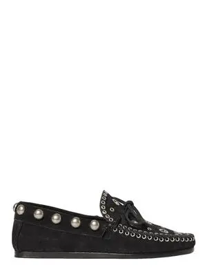 Isabel Marant Étoile Embellished Loafer - Black