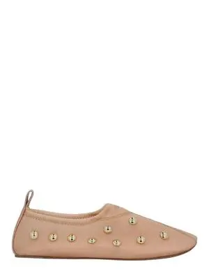 Chloé Rita Studded Ballerinas - Beige