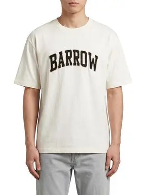 BARROW Cotton T-shirt With Logo - White