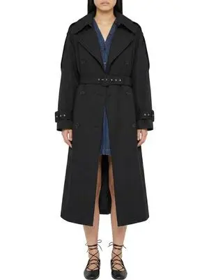 Sportmax Trench Coat - Black