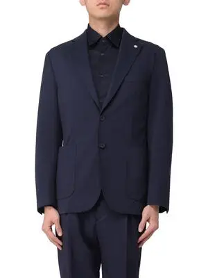 MANUEL RITZ Manuel Ritz Tailored Blazer Blue