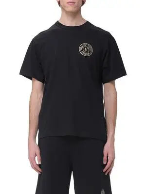 Versace Cotton T-shirt With Logo - Black