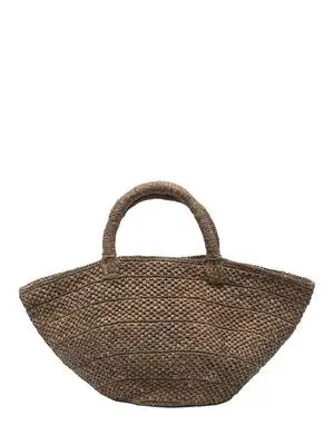 IBELIV Ela Raffia Tote Bag - Brown
